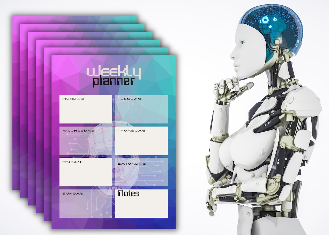 AI Weekly Digital Planner Organizer - Etsy