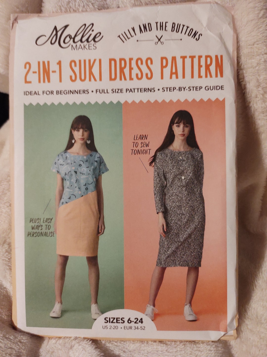 Sewing Pattern, Molly Makes, Tilly and the Buttons - Etsy UK