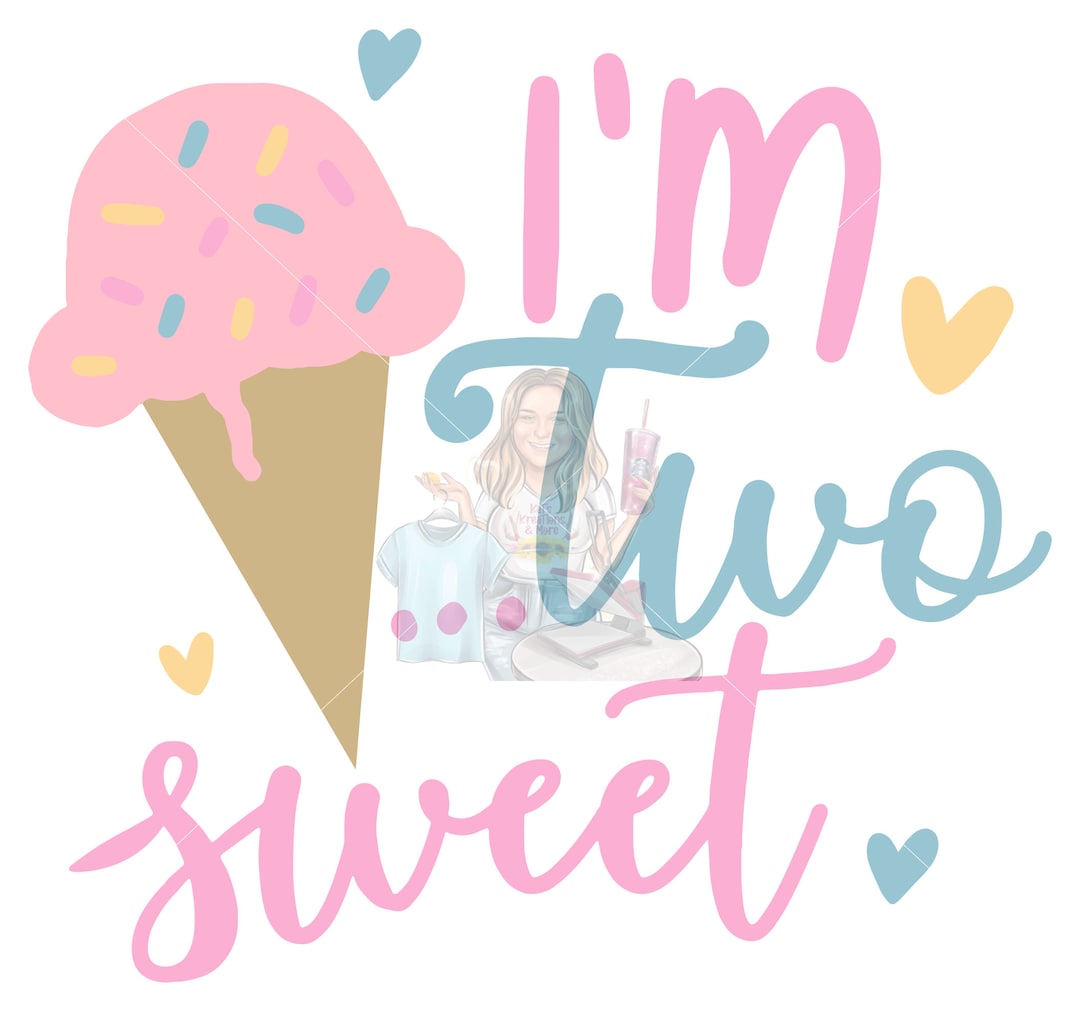 I'm Two Sweet SVG - Etsy