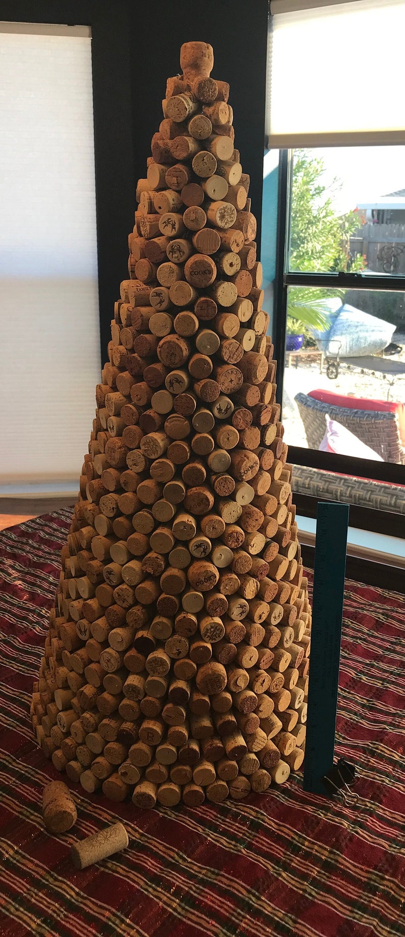 Wine Cork Christmas Tree 29" - Etsy
