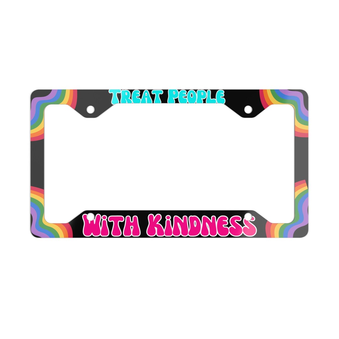 Treat People With Kindness Harry Styles Metal License Plate - Etsy