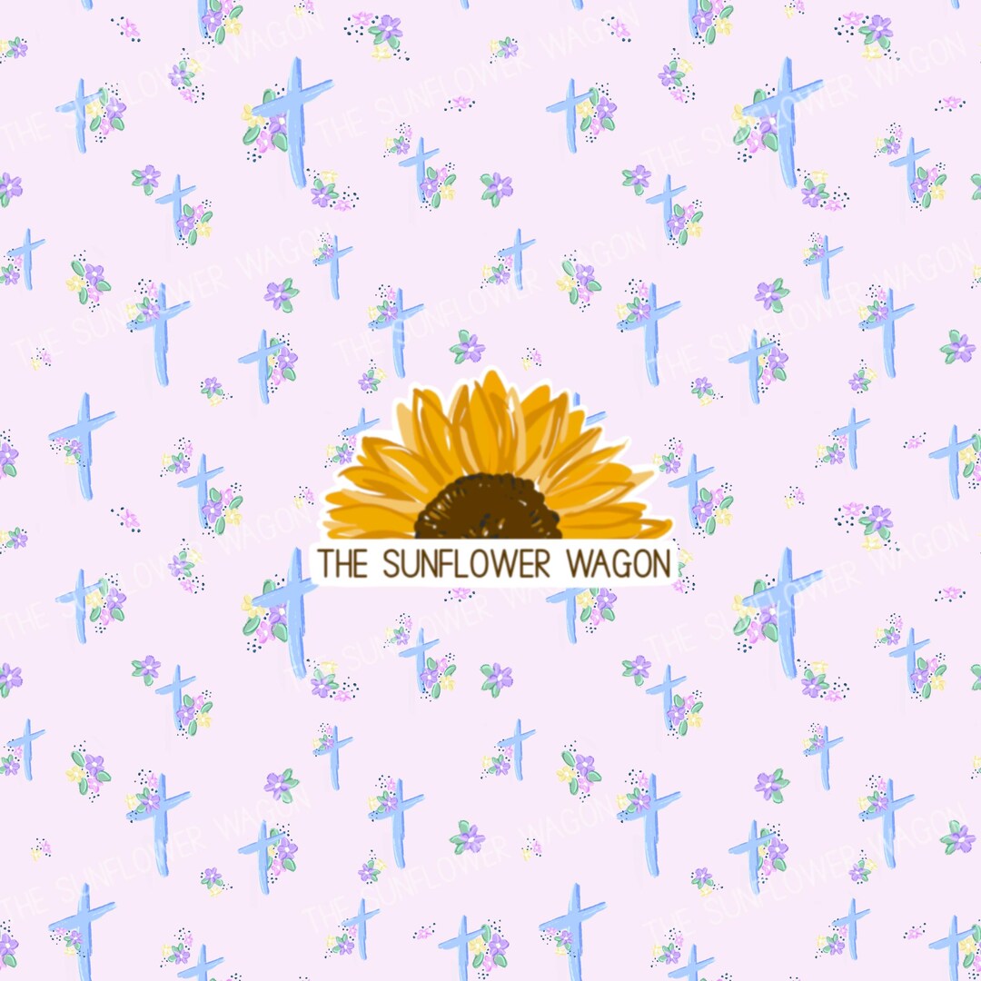 Baby Blue Cross Seamless File - Etsy