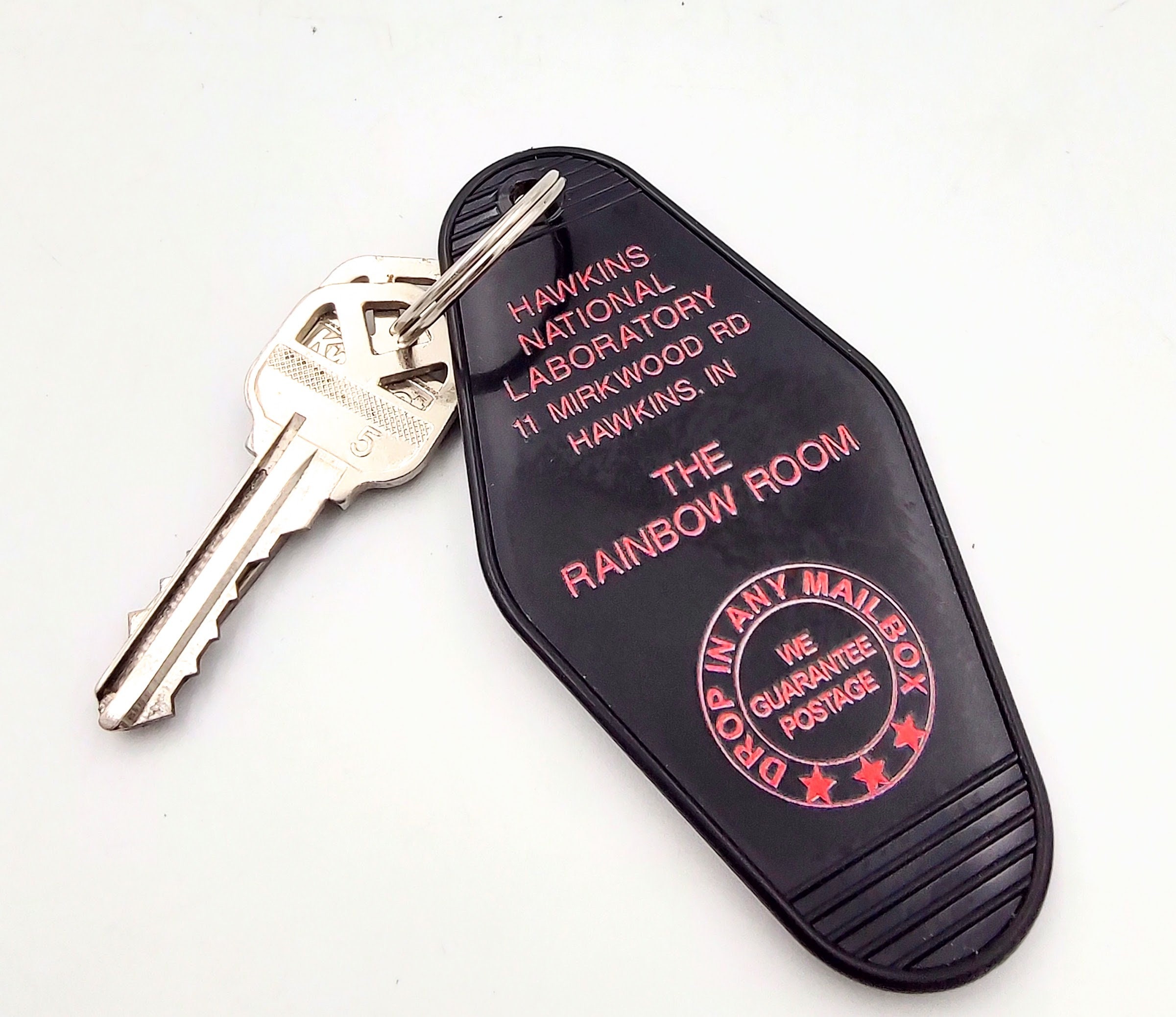Rainbow Room Hawkins Lab Keychain Stranger - Etsy