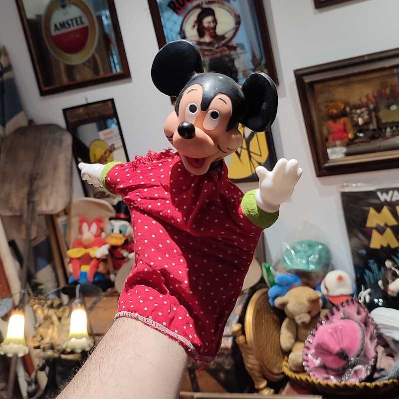 Mickey Mouse Puppet - Etsy