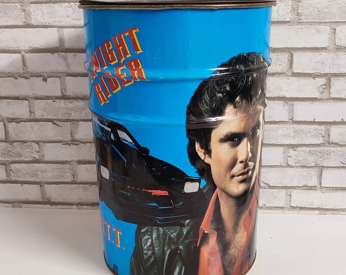 Knight Rider TV Series Retro Decorative Big Toy Storage,trash Can ...