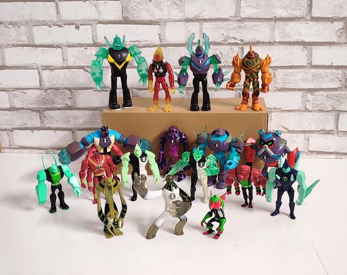 BEN 10 Figure Toy Lot 17 Figure, Ben 10 Figure - Etsy