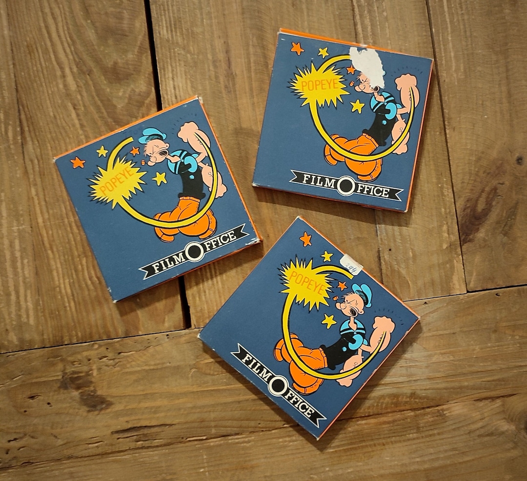 3 POPEYE Films Super 8mm Film - Etsy