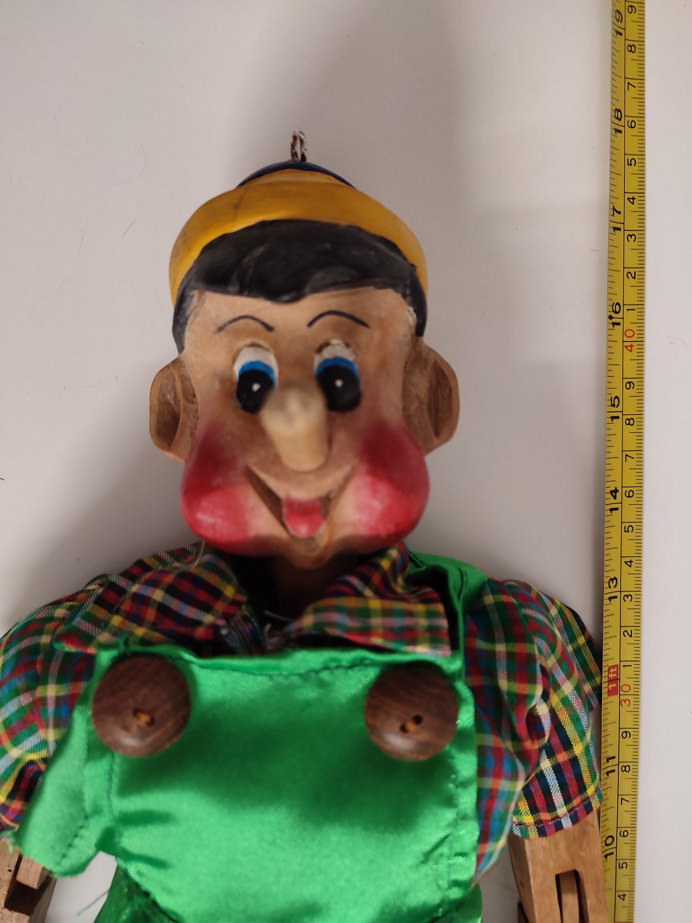 Pinocchio Marionette Puppet Pinocchio Wooden Hand Curved - Etsy