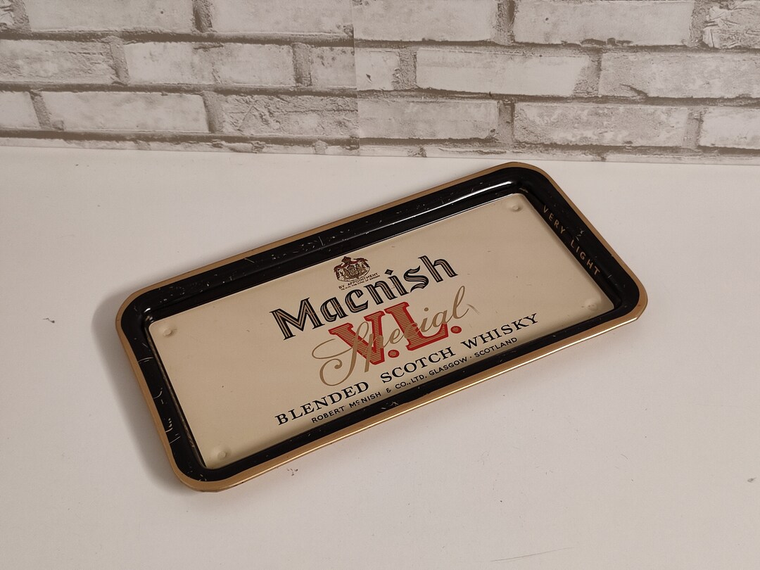 Macnish Scotch Whisky VL Special Metal Tin Tray Advertisment - Etsy