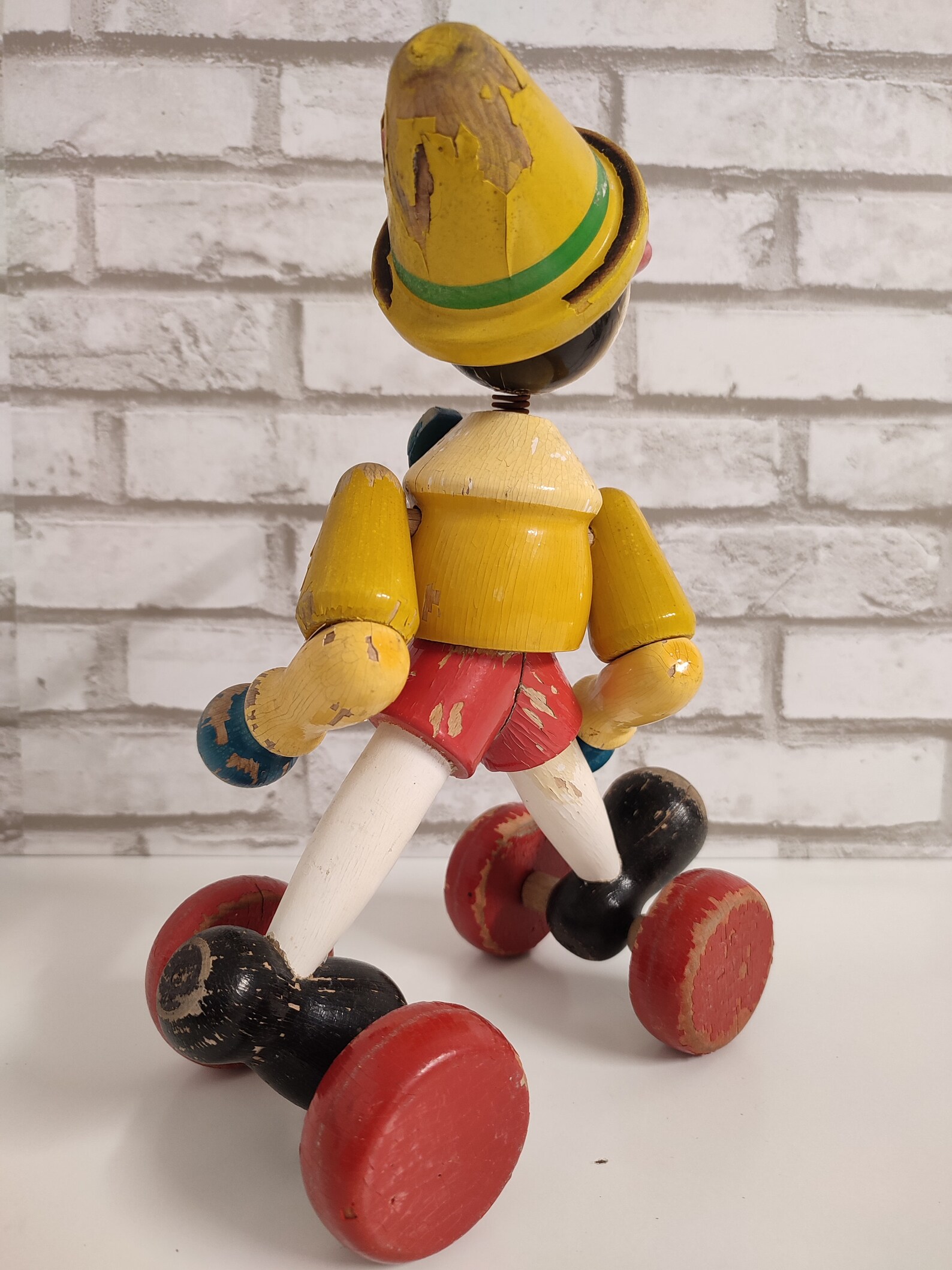 Pinocchio Wooden Toy , Pinocchio Plull Toy, Pinocchio Figure, Kouvalias ...