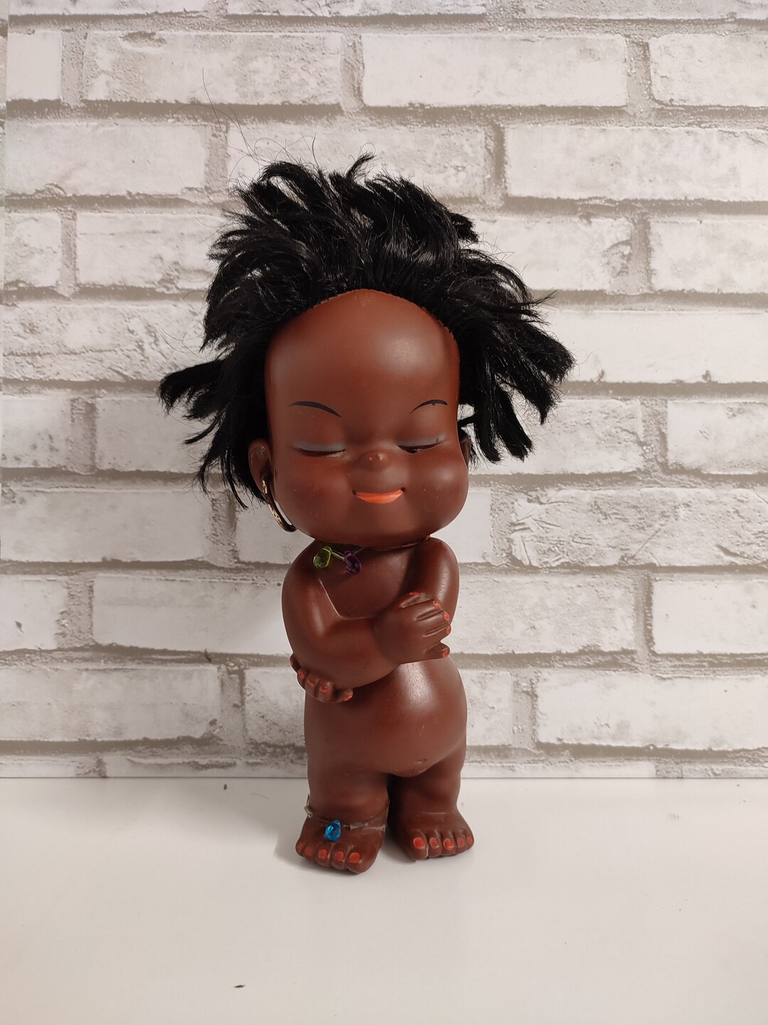 Hawaiian Doll, Art Doll, Collectible Doll, Hula Girl Doll, African ...
