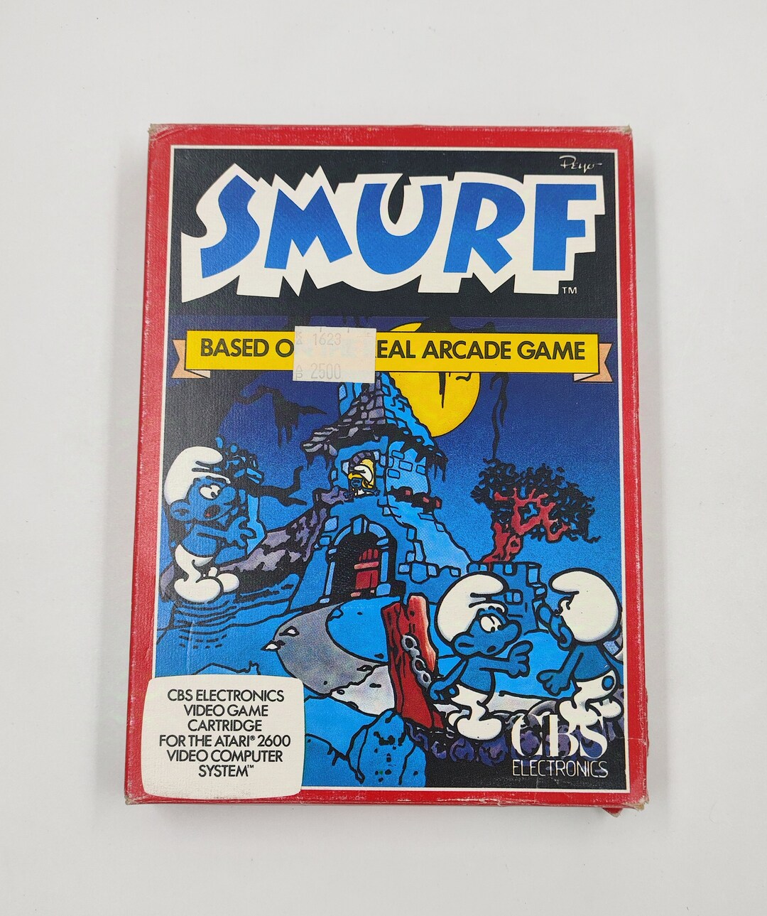 Vintage Atari 2600 SMURF Video Game Cartridge With Box and Instructions ...