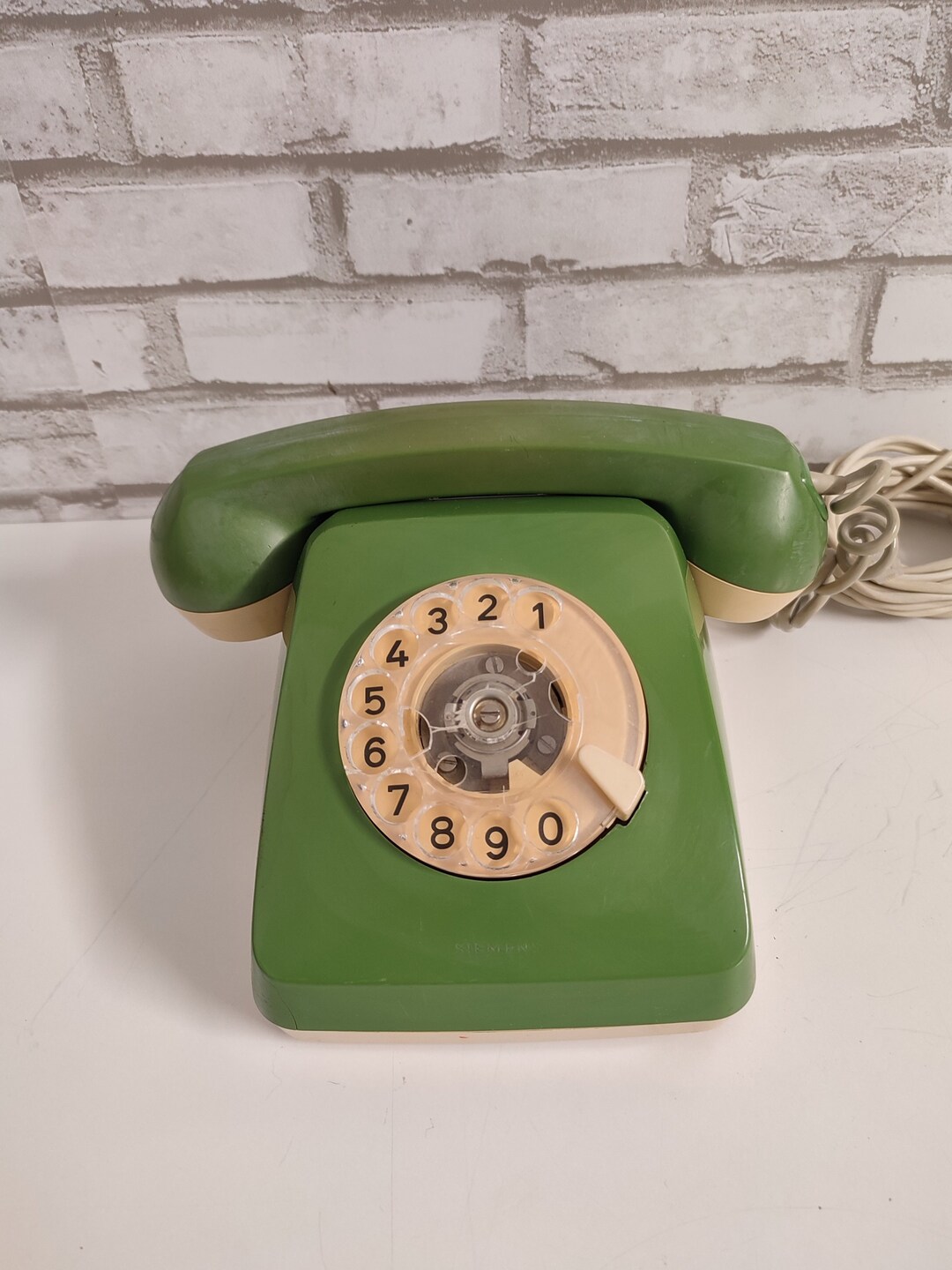 Bakelite Rotary Telephone Green Color - Etsy