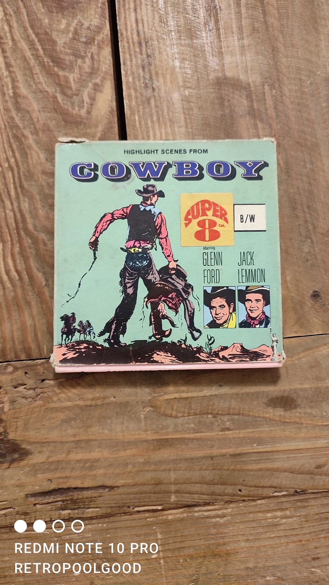 Western Cowboy Super 8 Film Glenn Ford , Jack Lemmon - Etsy