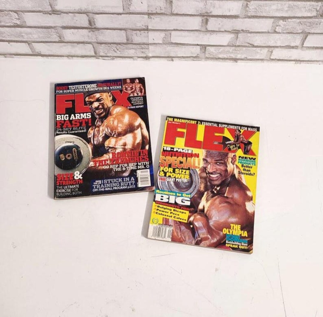 Ronnie Coleman - FLEX Bodybuilding Magazine (two Items) - Etsy