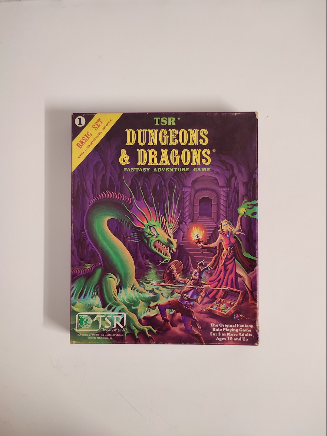 Dungeons & Dragons Basic Rules Set 1 Box 1011 1980 Contents - Etsy