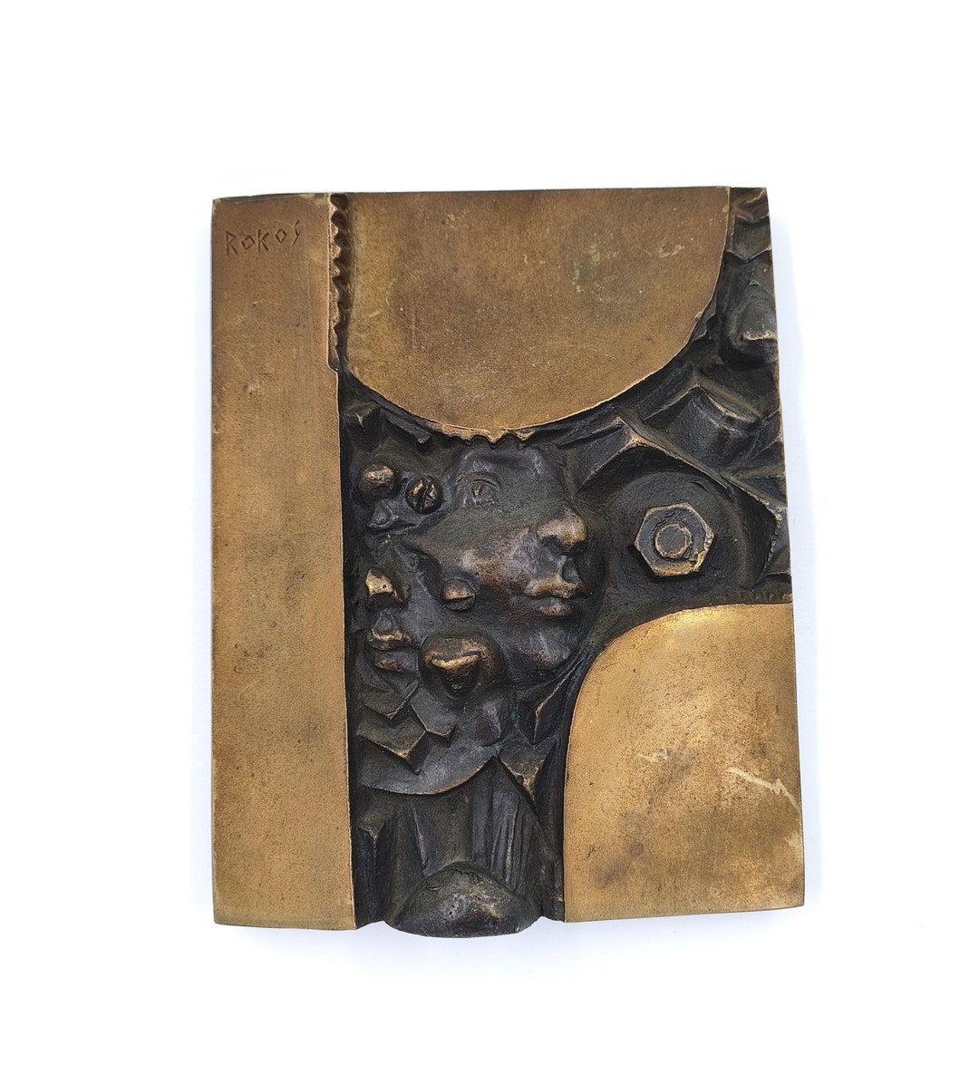 Kyriakos Rokos Sculpture Bronze Art Composition Decorative Collectible ...