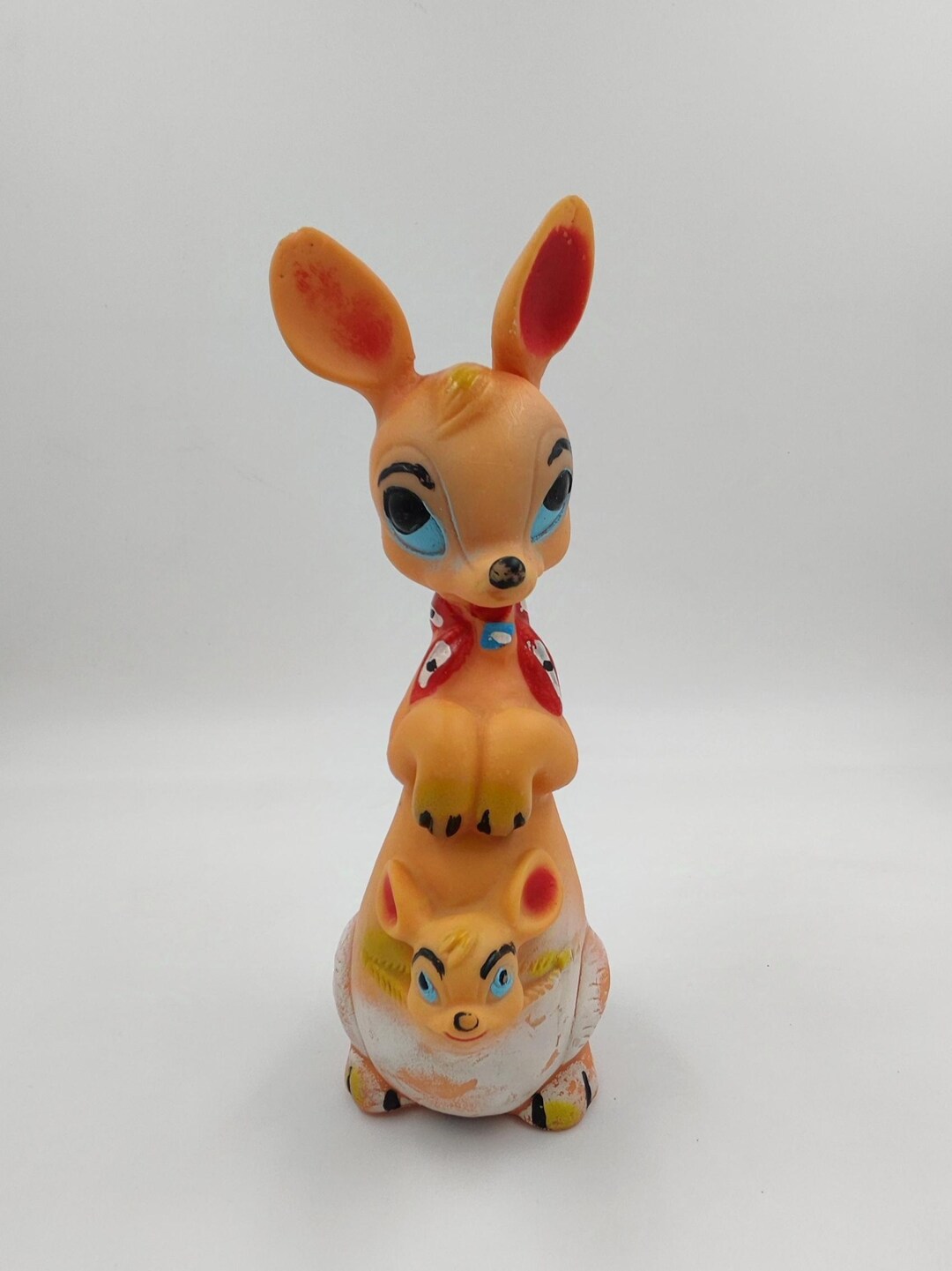 Vintage Kangaroo Rubber Squeak Toy, Vintage Squeaky Toy, Chicken Toy ...