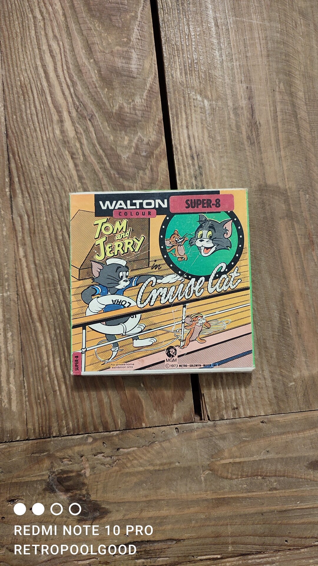WALTON Super 8mm Tom and Jerry in Cruise Cat Black & White Silent - Etsy