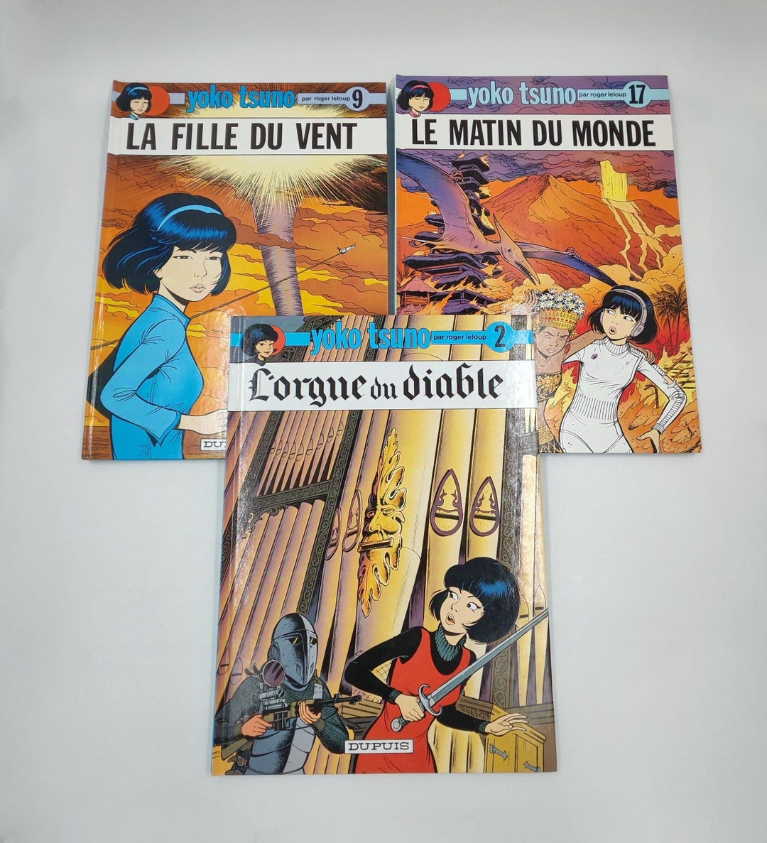 Yoko Tsuno Comics, Vintage Yoko Tsuno French Comic Books Lot Bundle ...