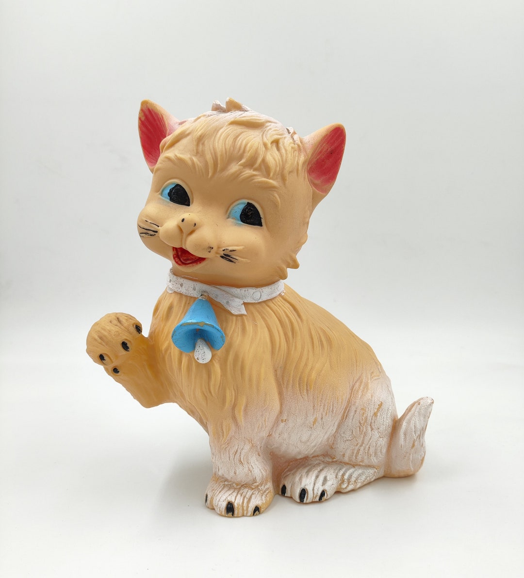 Vintage Rubber Squeak Toy, Vintage Squeaky Toy, Cat Squeak Toy by Vinyl ...