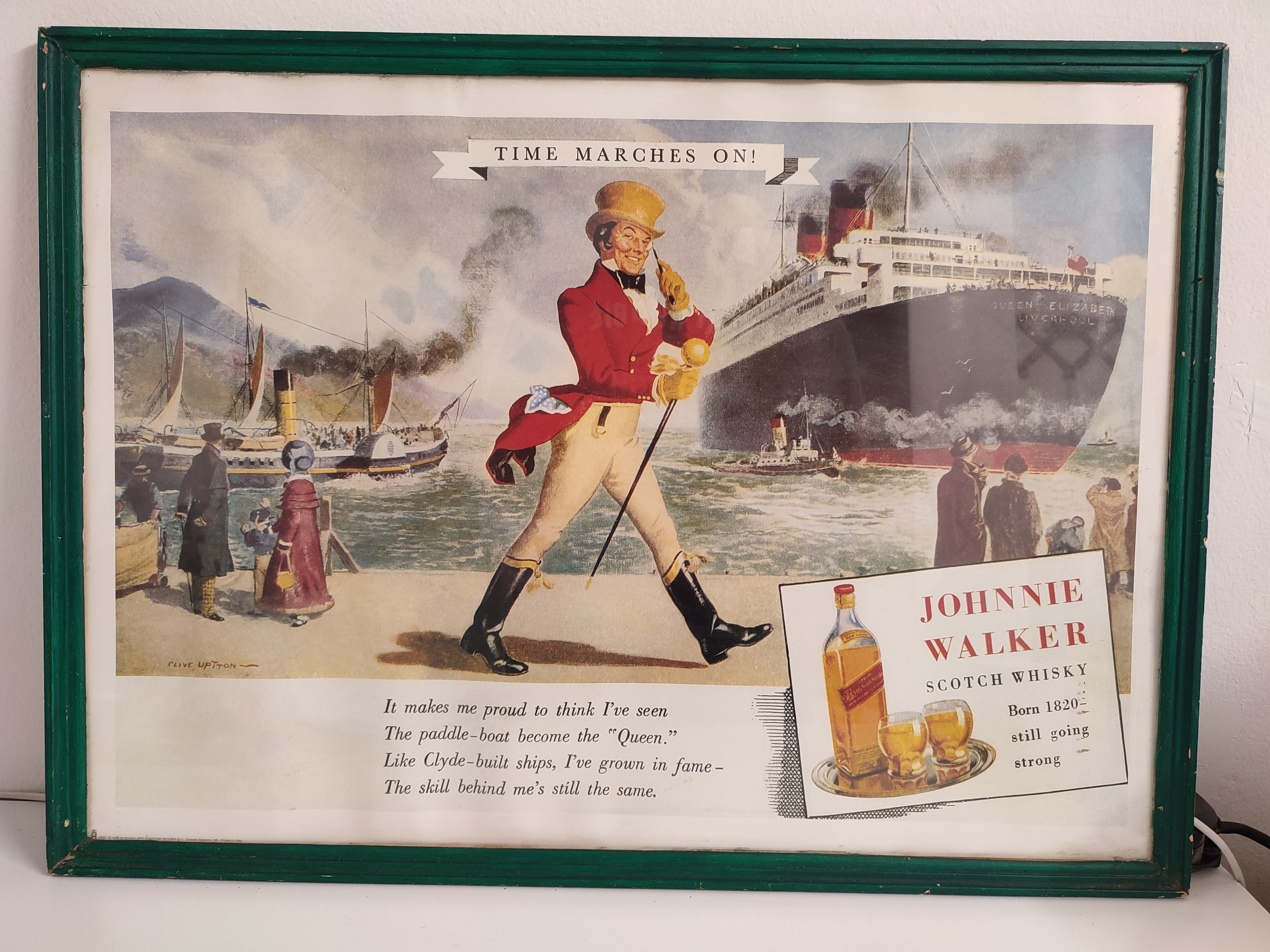 Johnnie Walker Poster 1998 by Nuova Arti Ricordi Grafiche - Etsy