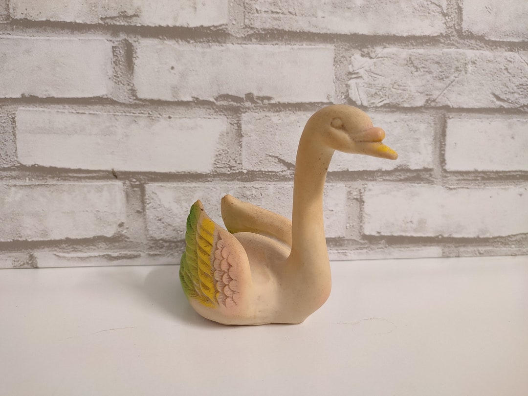 Rubber Toy Swan Bird ,squeeze Toy, Squeaky Toy, From 70's ,vintage Toy ...