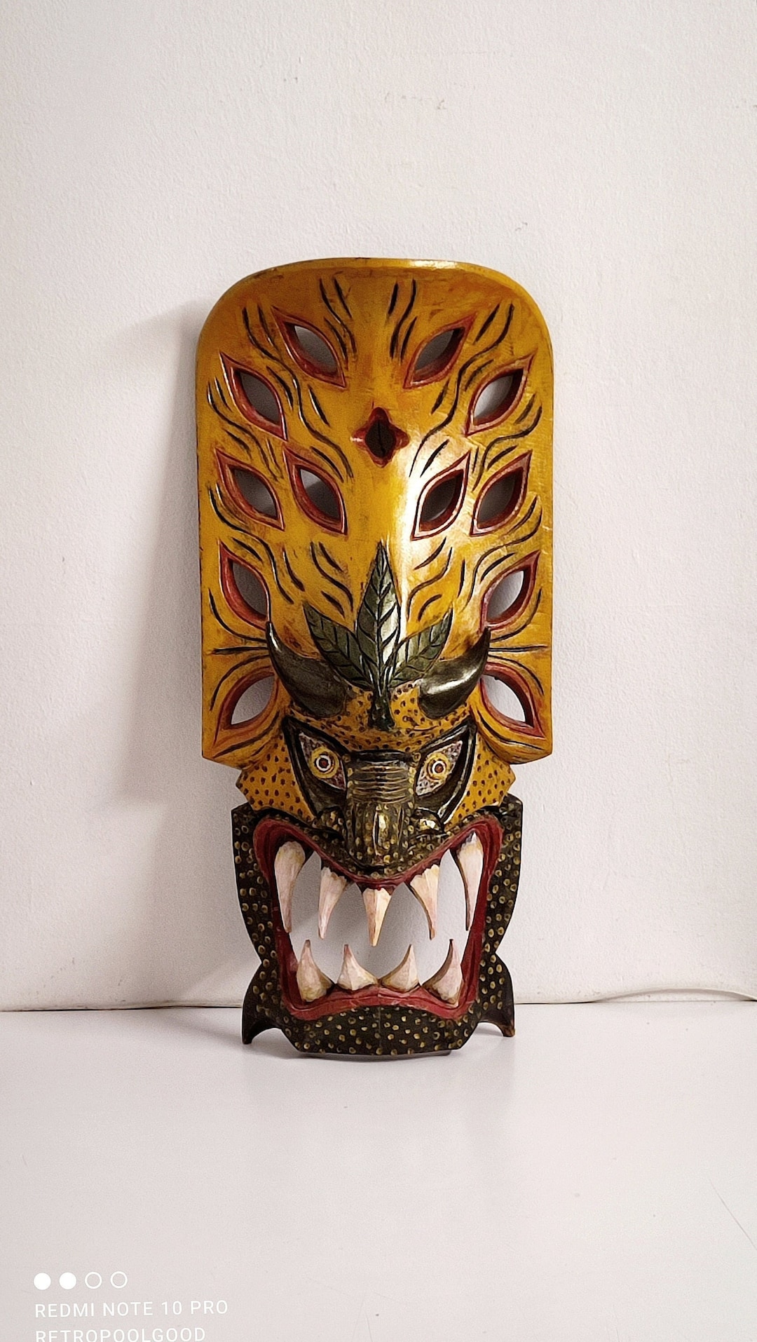 Ifugao Bakunawa Mask Statue Goddess Hand Carved Wood Wall Art - Etsy