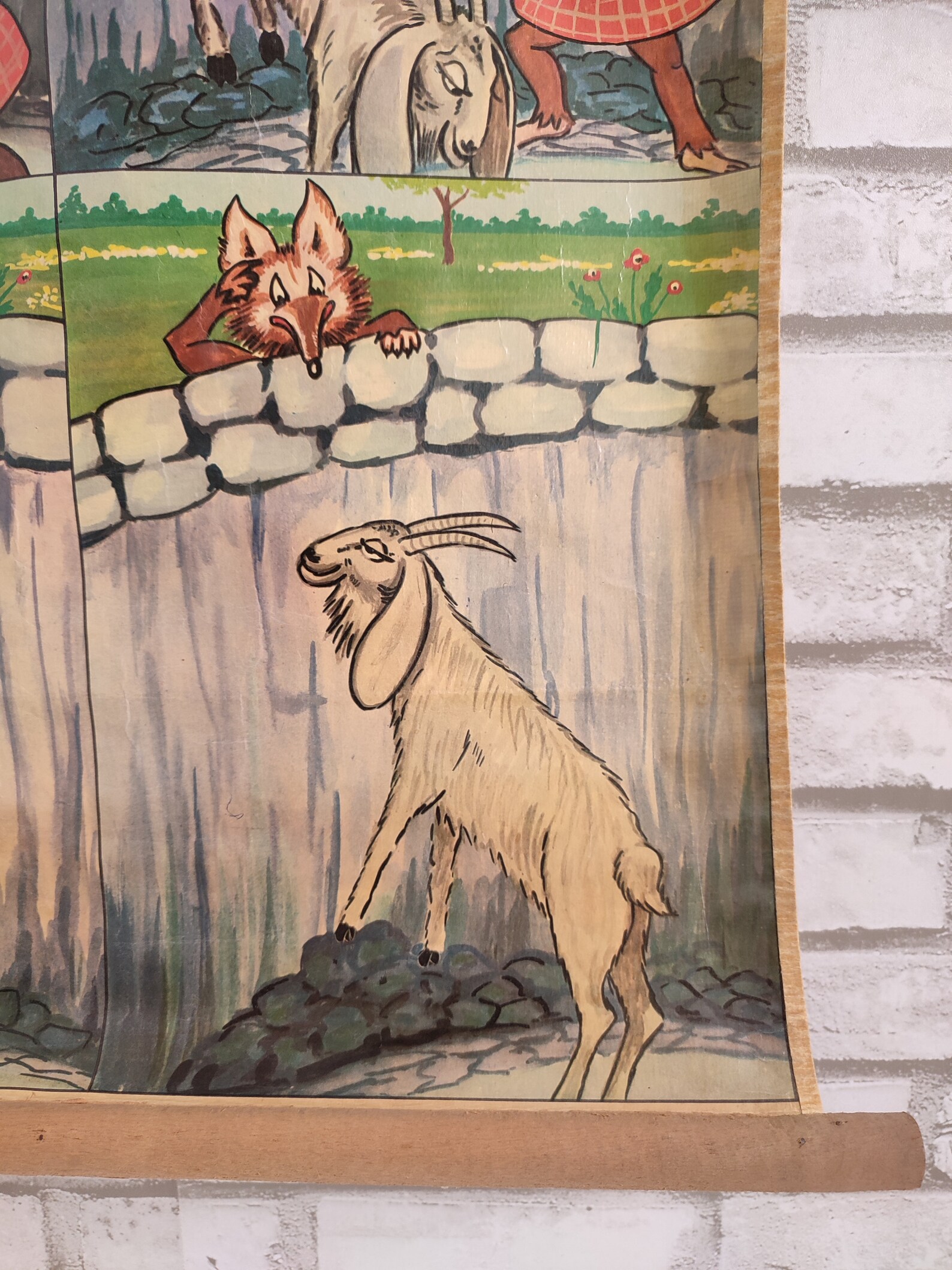 The Fox & the Goat Aesop's Fables School Charteducational - Etsy