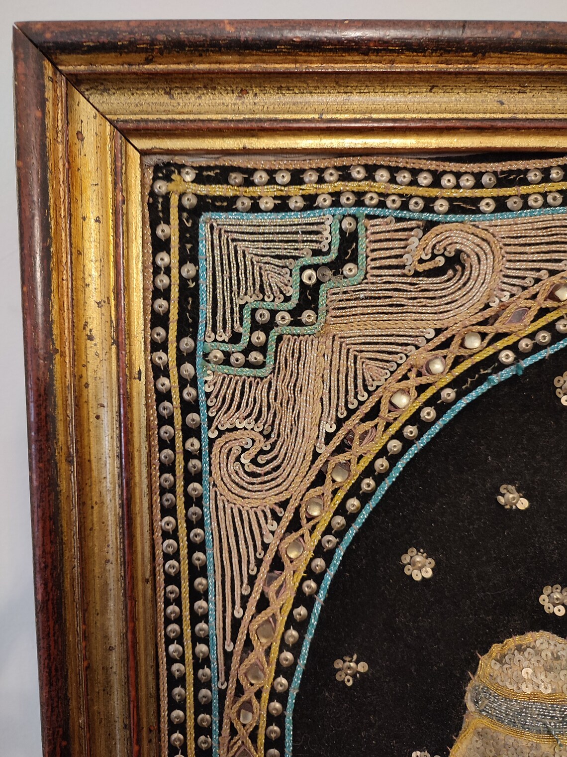 Burmese Kalaga Tapestry Burma Antique Frammed - Etsy