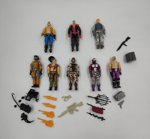 Vintage Gi Joe Action Figures Lot Bundle Hasbro Vintage Toys Collectible Toys Memorabilia 1980 s 1990 s Etsy UK