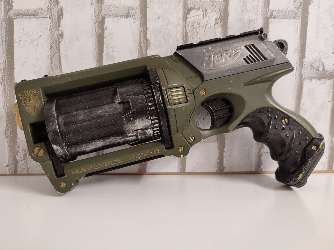 Nerf Maverick Custom Classic Steampunk Toy Gun FUNCTIONAL MODE - Etsy