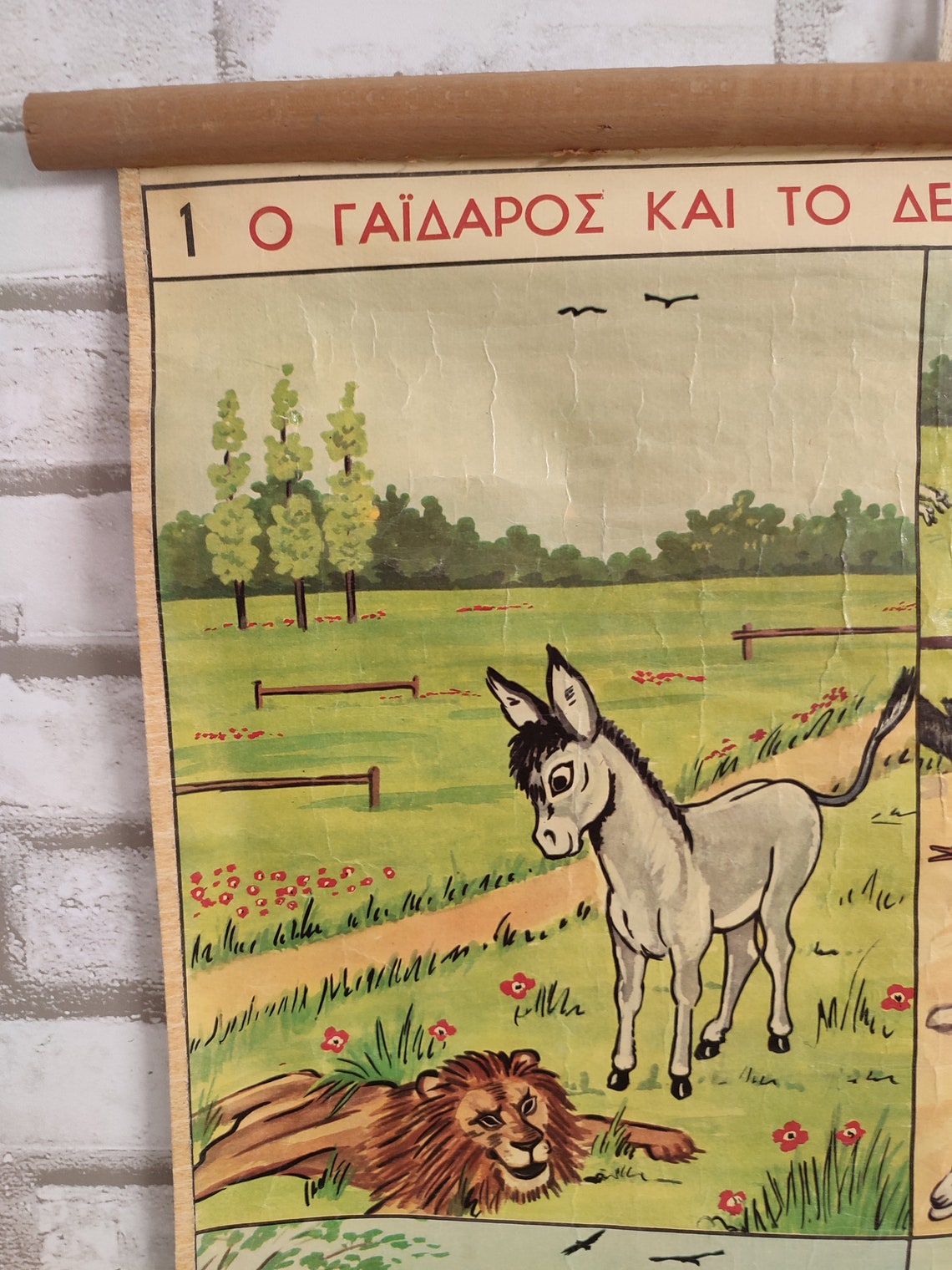 The Donkey in the Lion's Skin Aesop's Fables School - Etsy