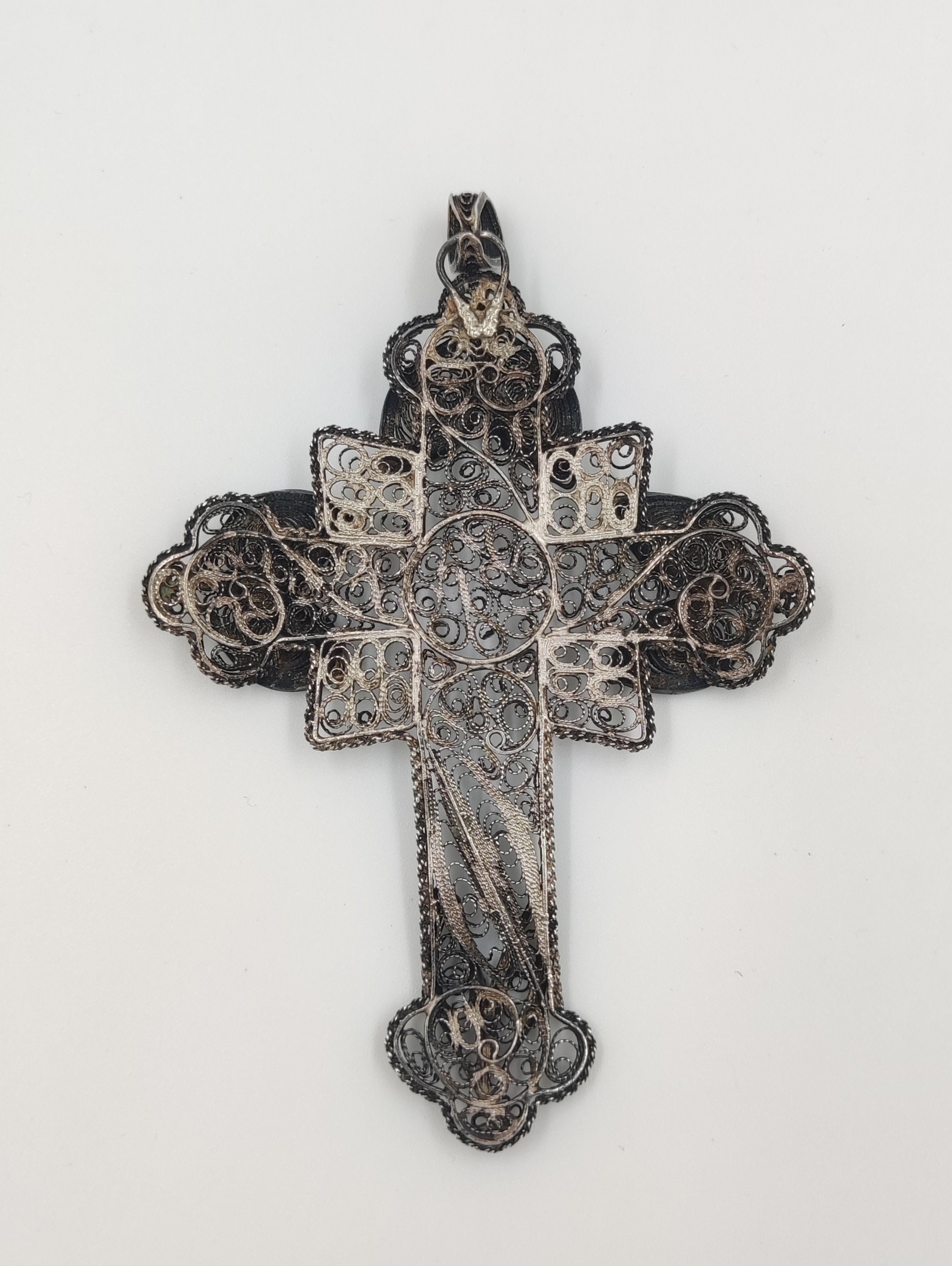 Antique Religious Christian Orthodox Jewelry Sterling Silver Filigran ...