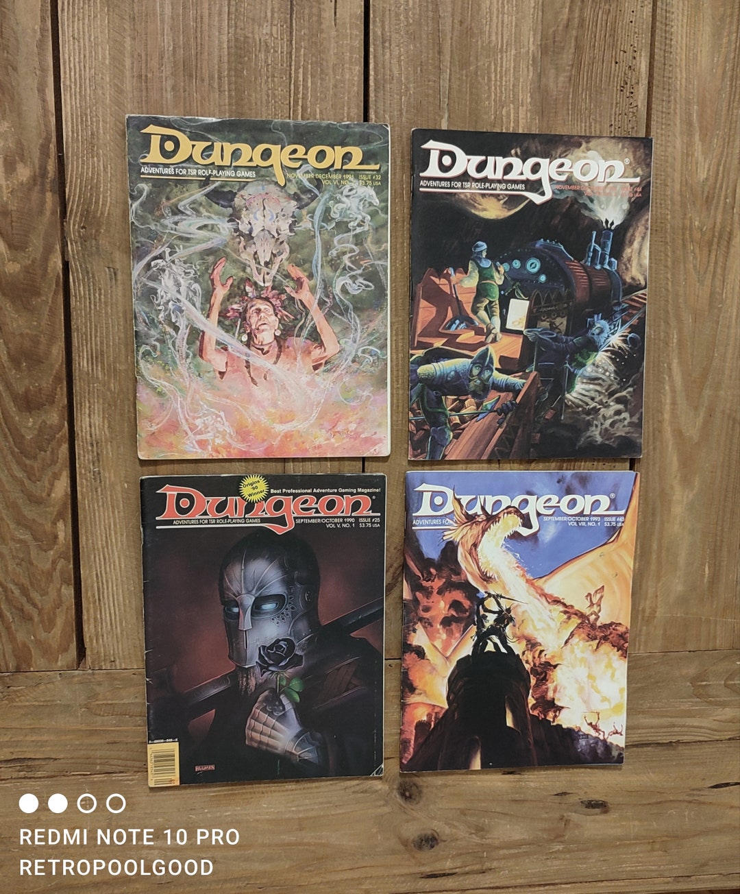 Dungeon Adventures for Tsr Role-playing Games 4 Magazines - Etsy