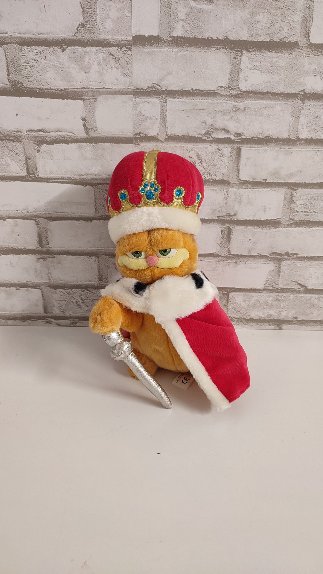 Garfield majesty King Garfield Plush Toy TV - Etsy