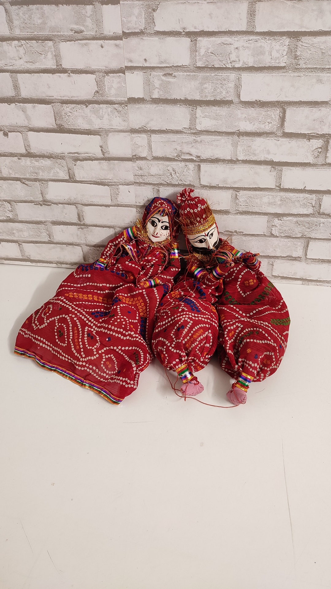 Rajasthani Dolls, Kathputli, Traditional Handmade Doll Wedding ...