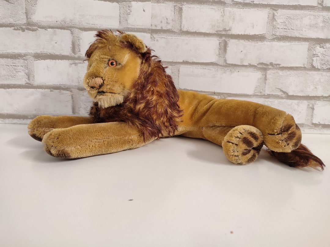 Steiff Leo the Lion Stuffed Animal - Etsy
