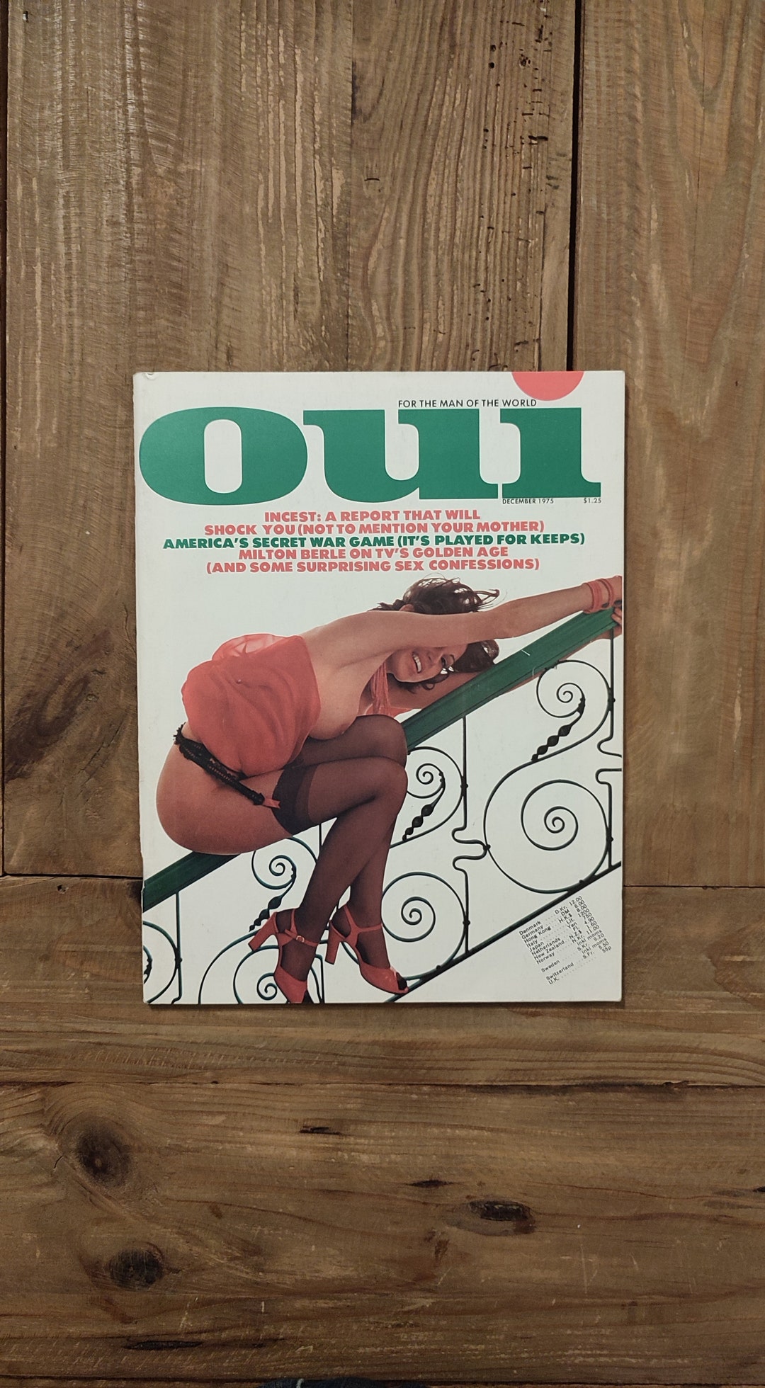 OUI Magazine 1975 December Magazine - Etsy