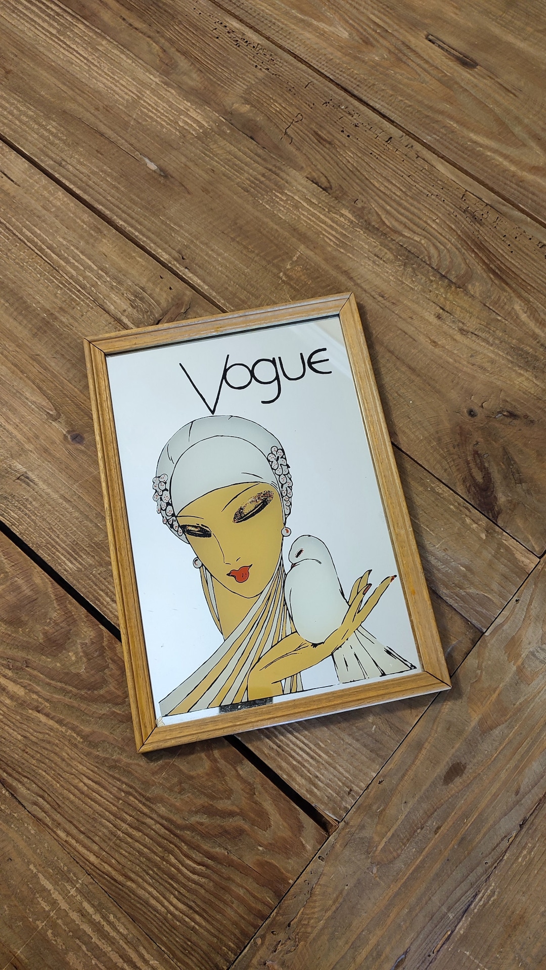 Vogue Mirror , Art Deco Mirror, Advertising Mirror , Νouveau Style ...