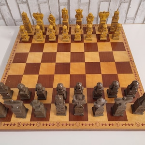 Chess Medieval Set, Russian Board Games, Chess Soviet Chess, Bakelite ...