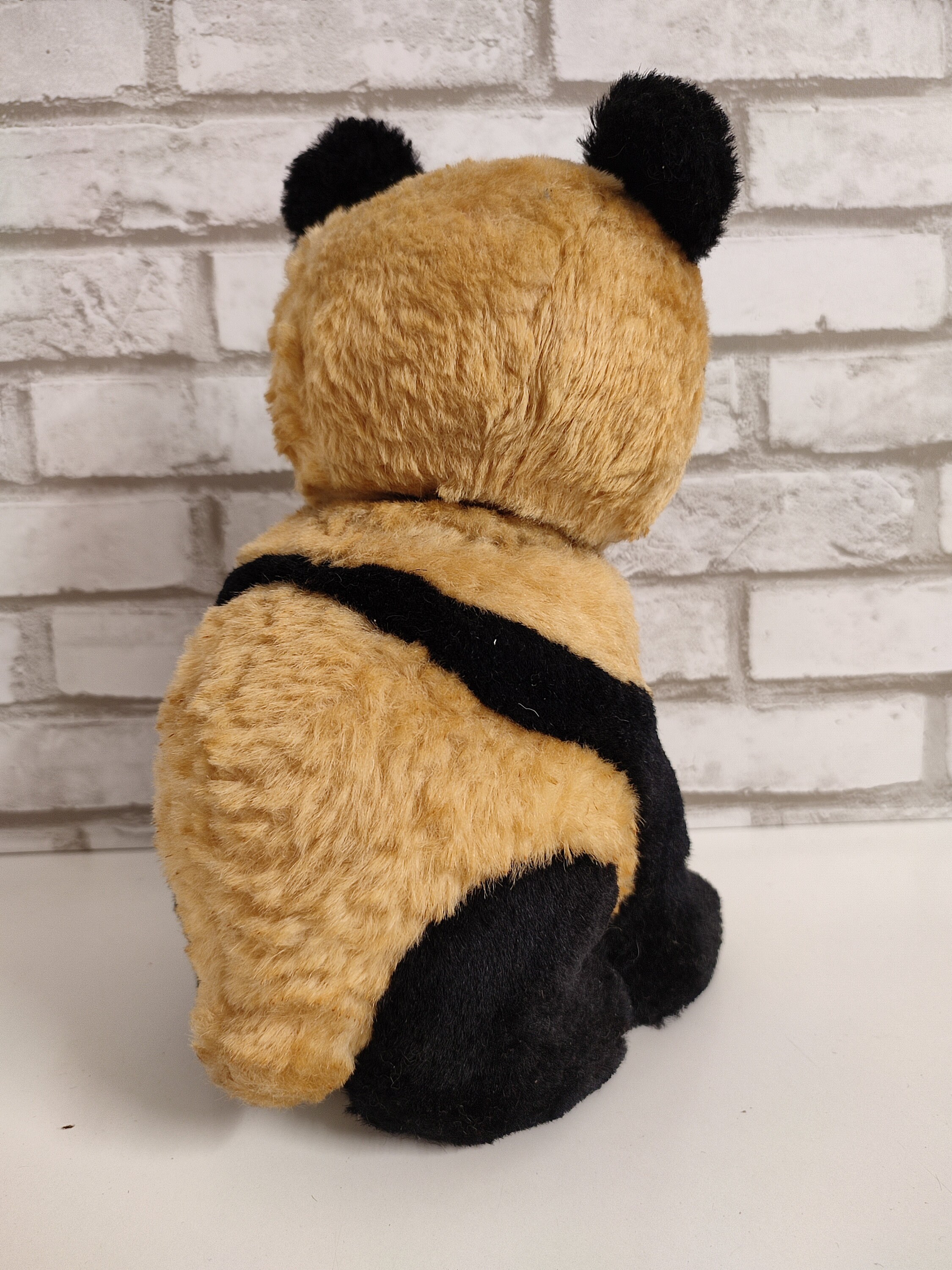 Teddy Bear Panda Vintage Antique Teddy Bear Panada Stuffed With Straw ...