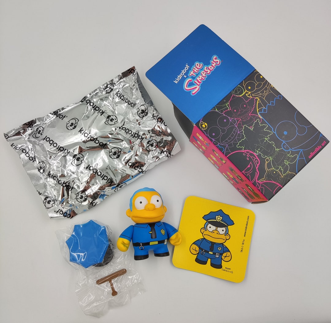 Kidrobot the Simpsons Series 1 Vinyl Figurine, the Simpsons Police ...
