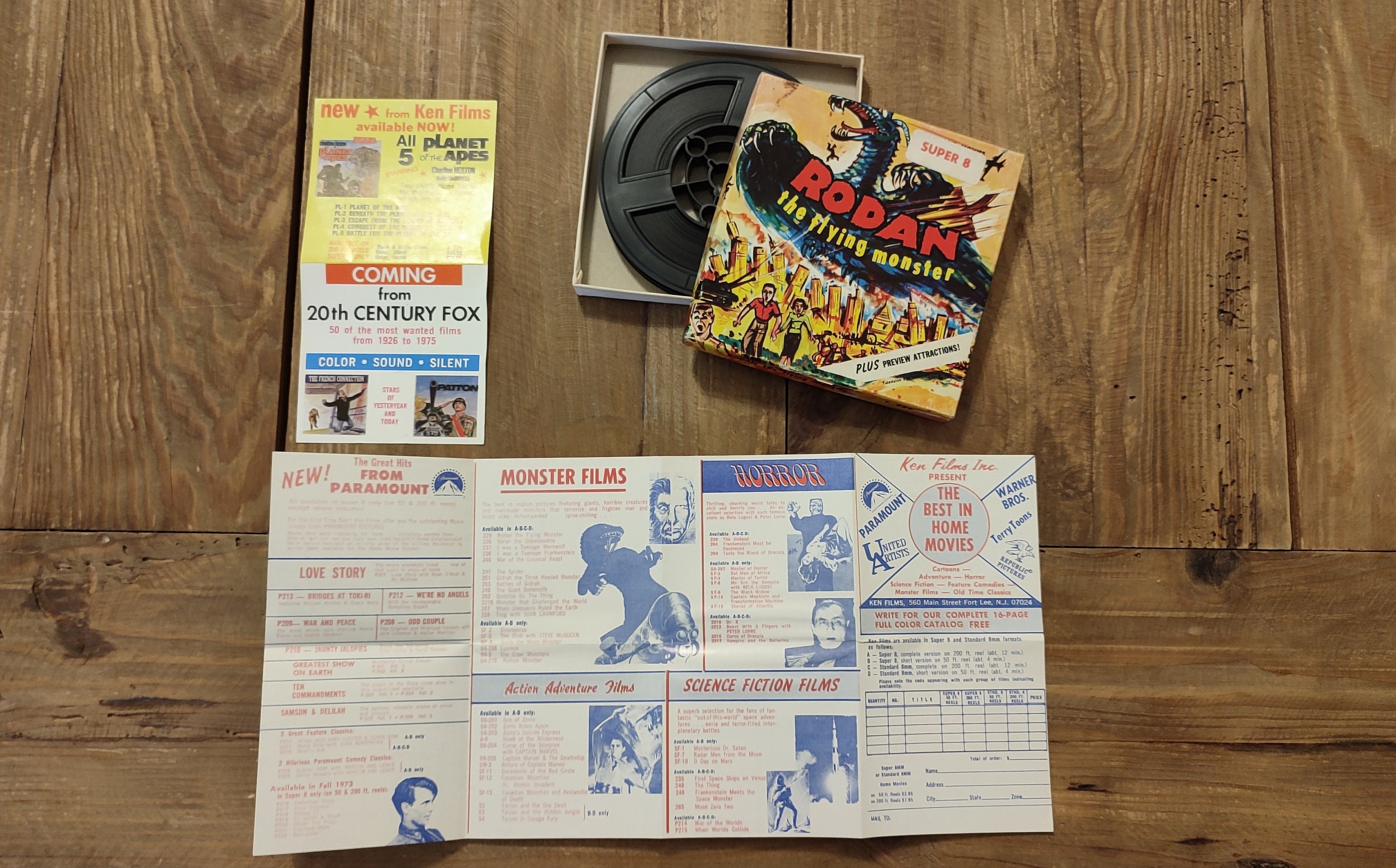 Rodan the Flying Monster Super 8 Film Reel Creature - Etsy