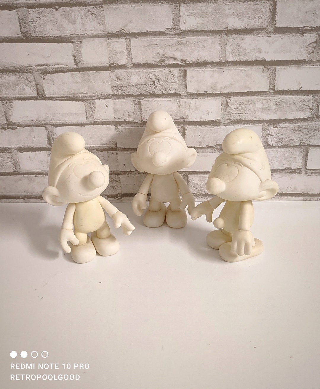 White Smurf 'unicef' Rue Du Cerf 85 ,smurf Figure (3 Items Together) - Etsy