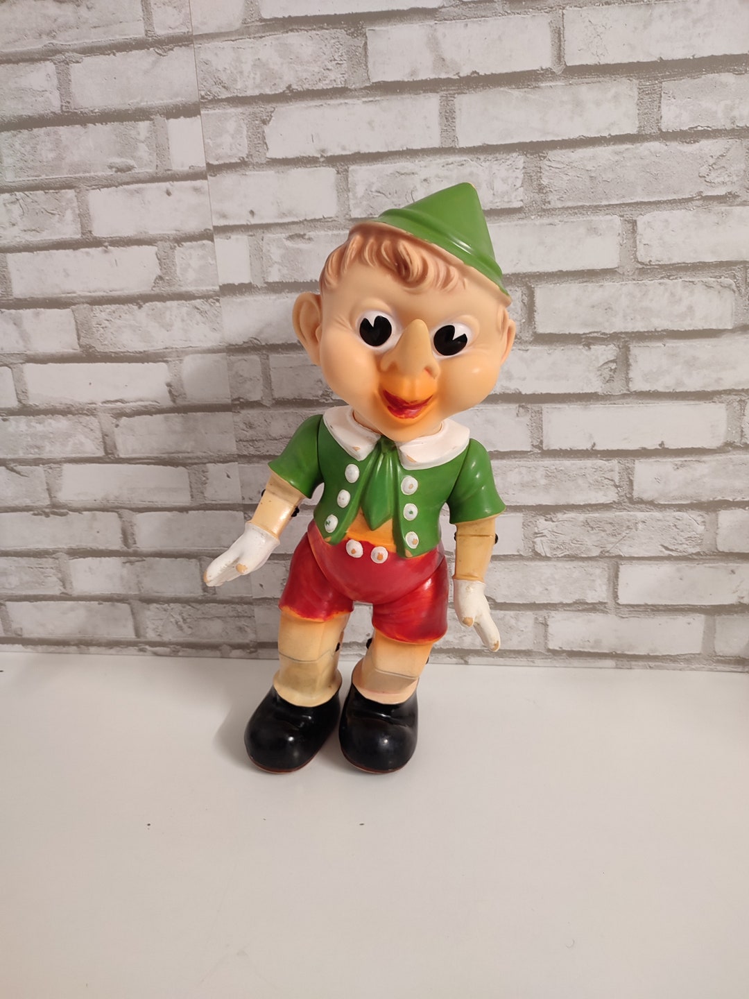 Pinocchio Rubber Toy Pinocchio Vintage Toy - Etsy