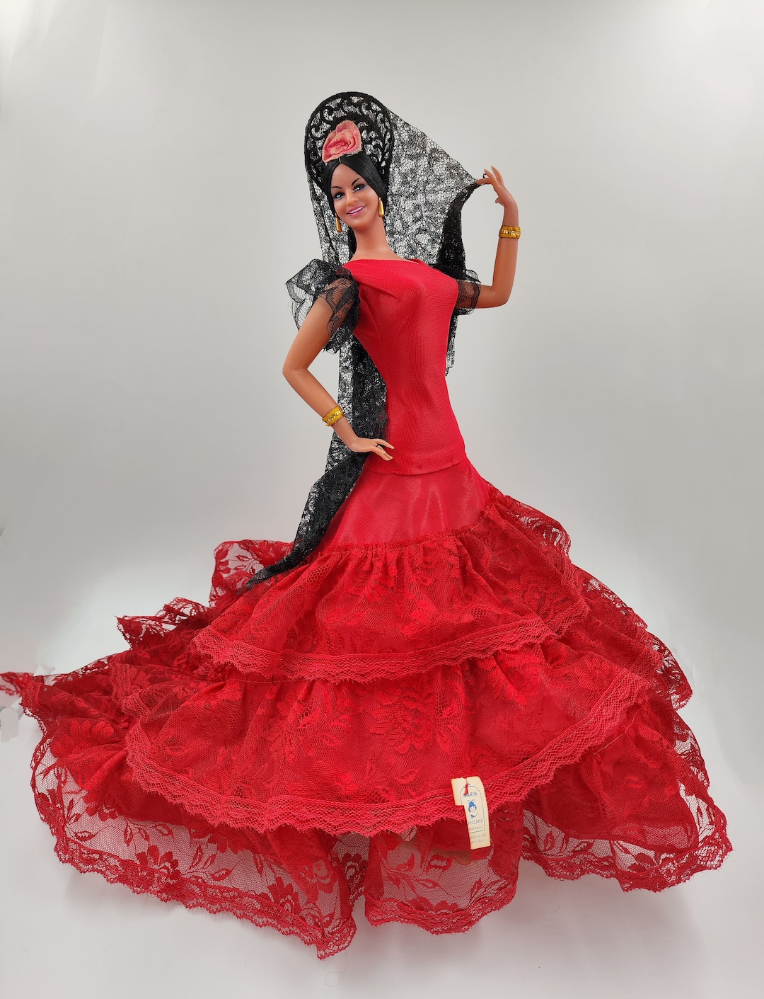 Vintage Marin Chiclana Large Doll 44cm, Large Marin Chiclana Flamenco ...