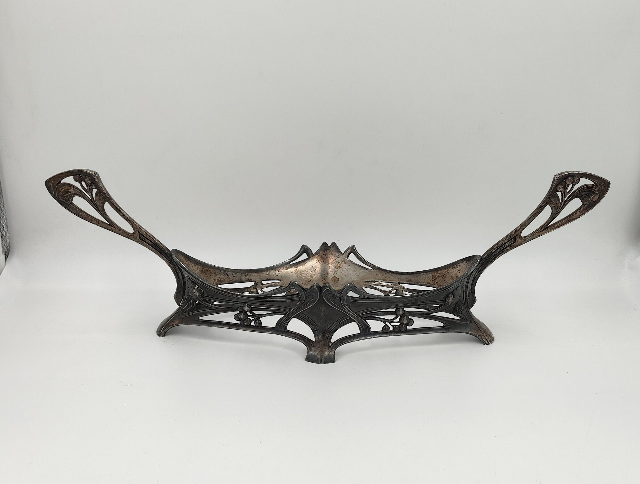Antique WMF Art Nouveau Table Centerpiece, Metalware Art, Art Nouveau ...