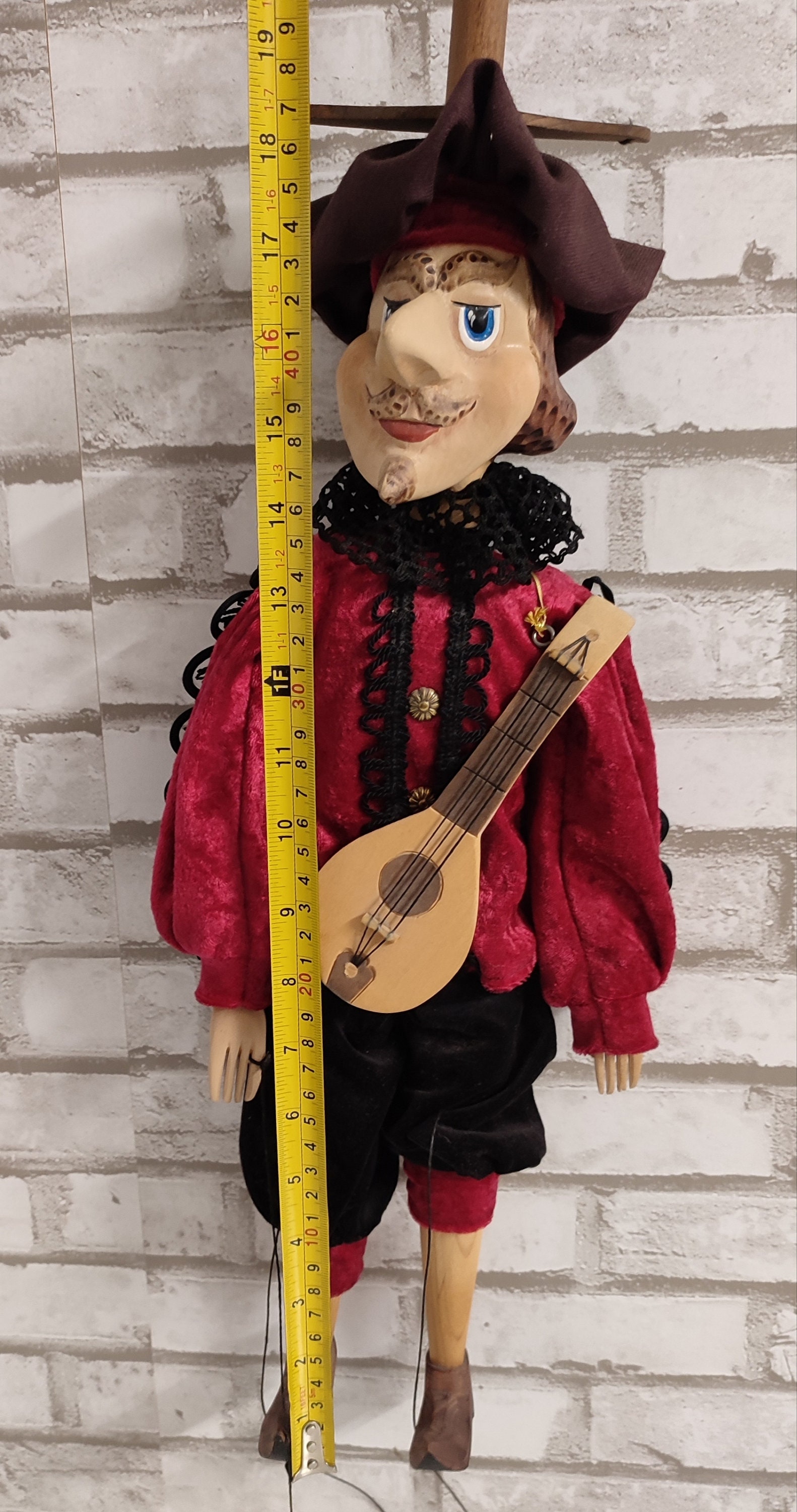 Bard Wooden Puppet Bard Marionette hand Made Bard Bard - Etsy