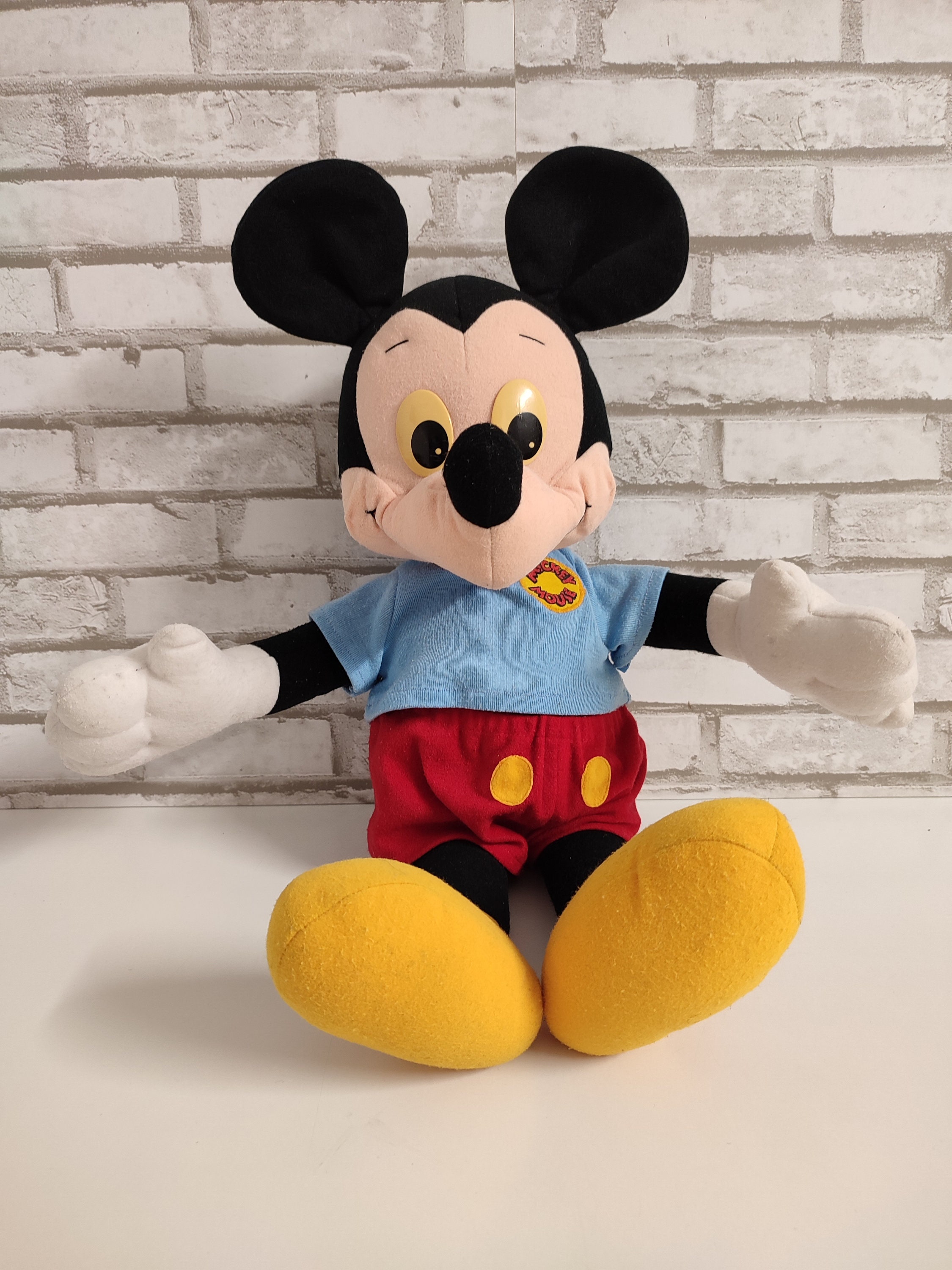 Mickey Mouse Talking Mickey Vintage Plush Toy - Etsy
